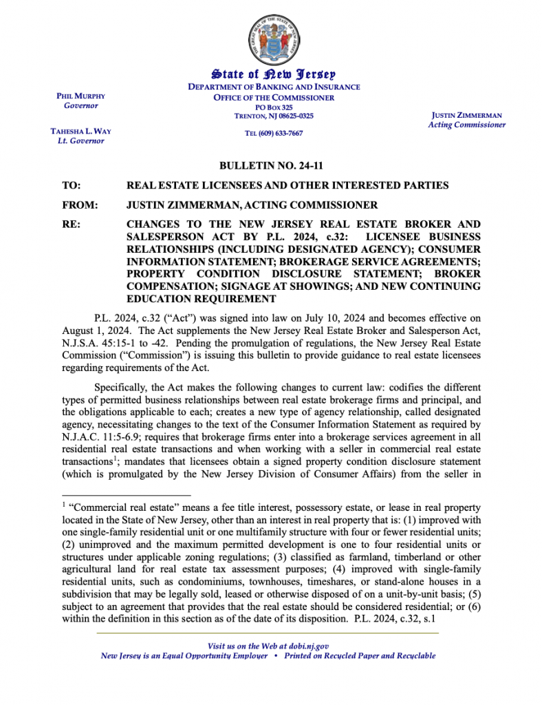 NJ Consumer Protection Enhancement Act › NJ REALTORS®